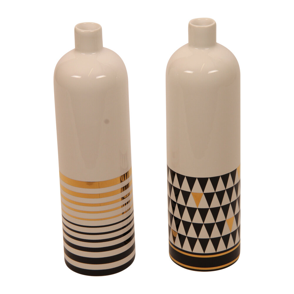 Flaschenvase Trend-Retro, Porzellan, ca. 25 cm, 24,90 EUR